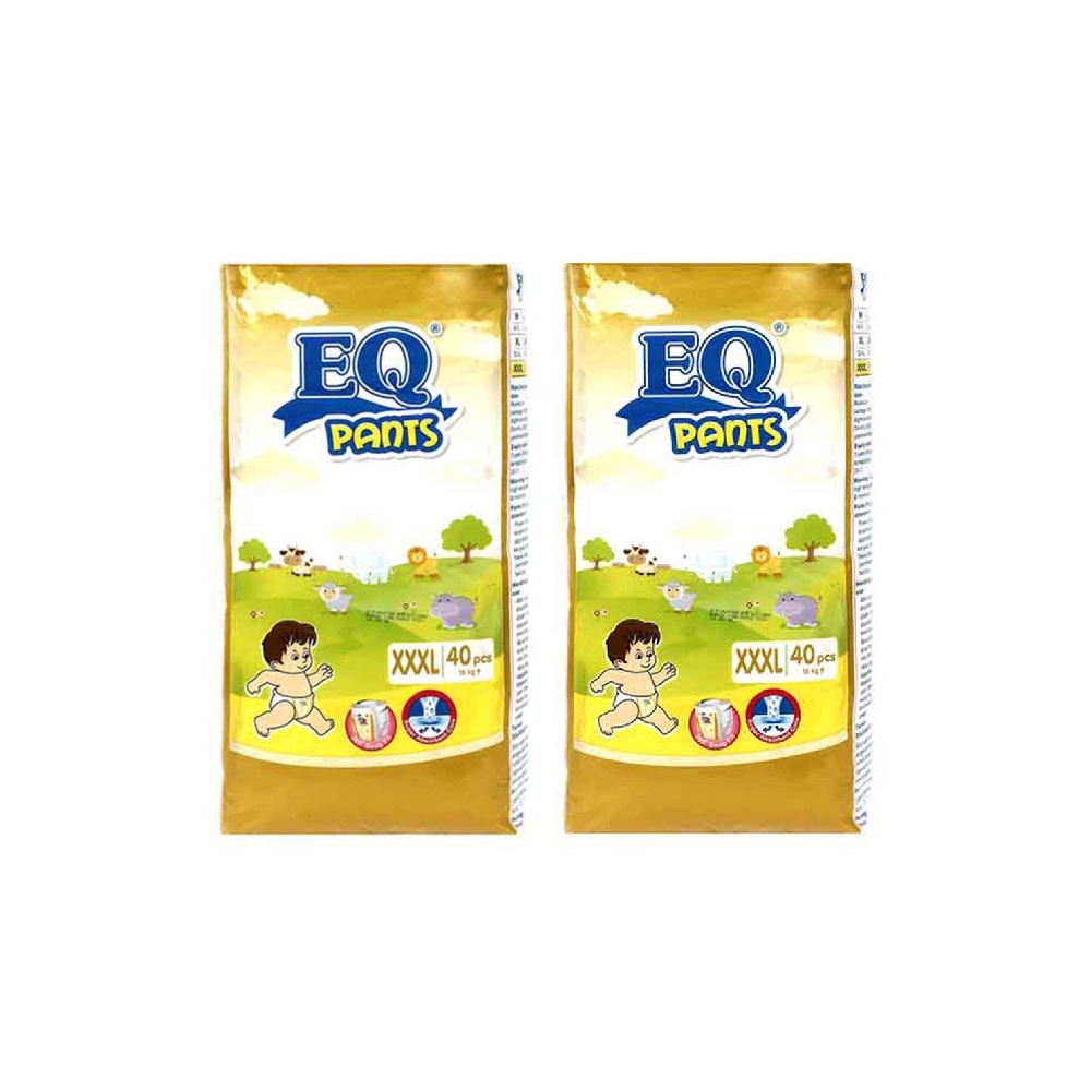 EQ Pants Jumbo Pack XXXL 40's Baby Diaper Pack of 2 | Shopee Philippines
