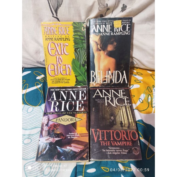 Anne Rice / Anne Rampling MMPB (Sold Per Title) | Shopee Philippines