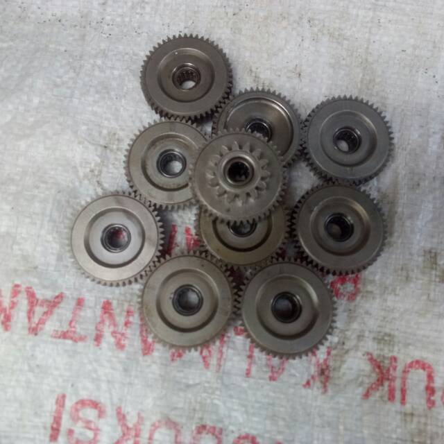 Small double starter gear Yamaha Alfa sigma alfachamp force1 fiz fiz R ...