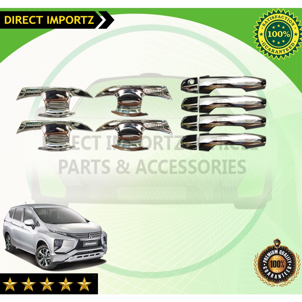 Mitsubishi Xpander 2018 to 2024 GLX Door bowl and handle cover chrome ...