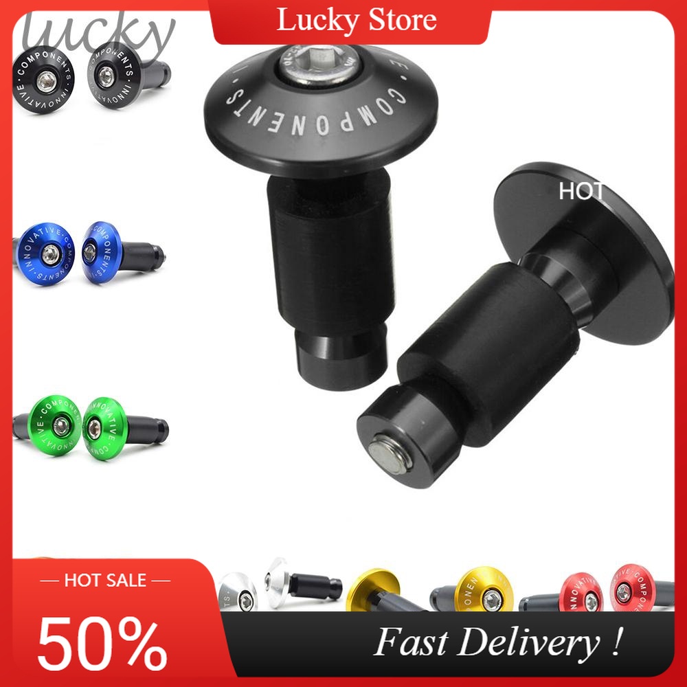 Handlebar End Plugs MTB Road Riding Parts Bike Bicycle Cap Aluminum ...