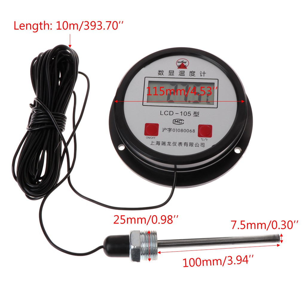 Water Boiler Digital Thermometer 10M wire with probe | Shopee Philippines
