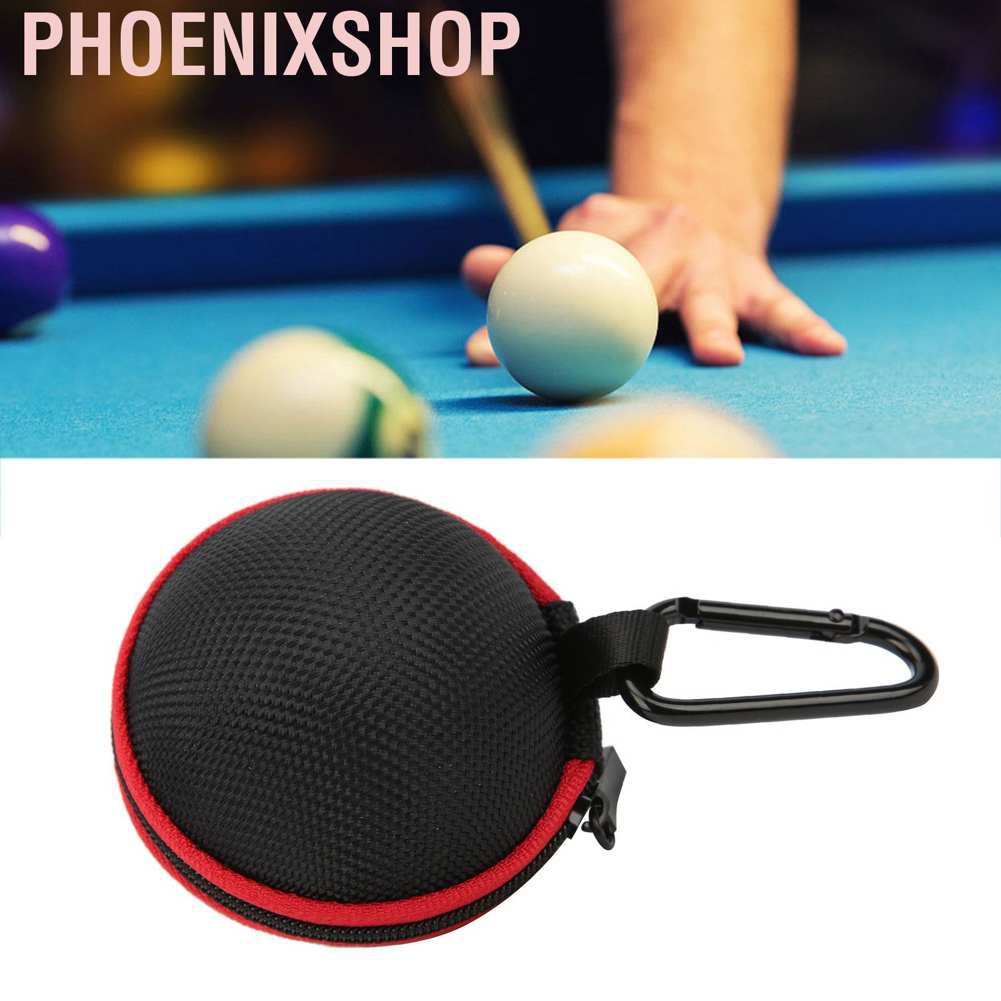 Phoenixshop Clip On Cue Ball Case Holder Circle Storage Bag Training ...