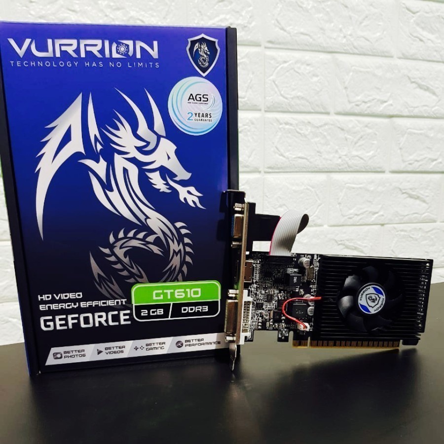 Vga VURION GT 610gb DDR3 64Bit GAMING ORI & Official Warranty | Shopee Philippines