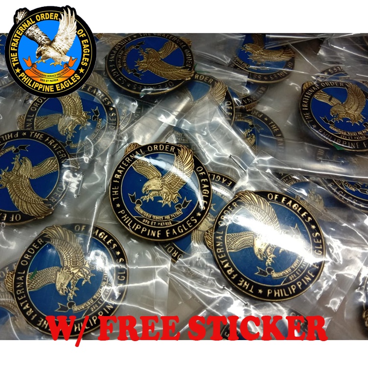 Kuya Ate The Fraternal Order of Eagles TFOE Cellphone Metal Emblem 1 ...
