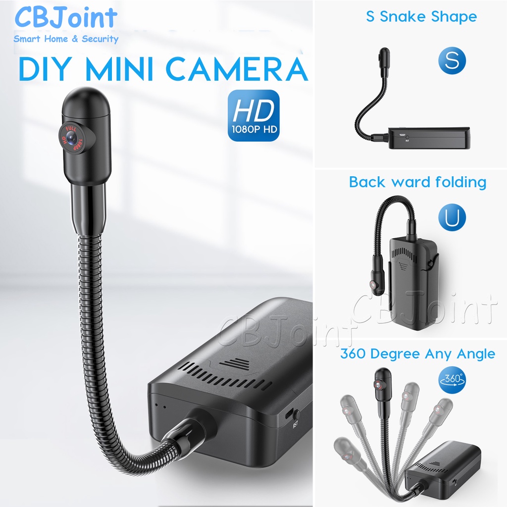 CBJoint CCTV Wireless Mini Gooseneck camera 2MP Snake Shape Wireless ...