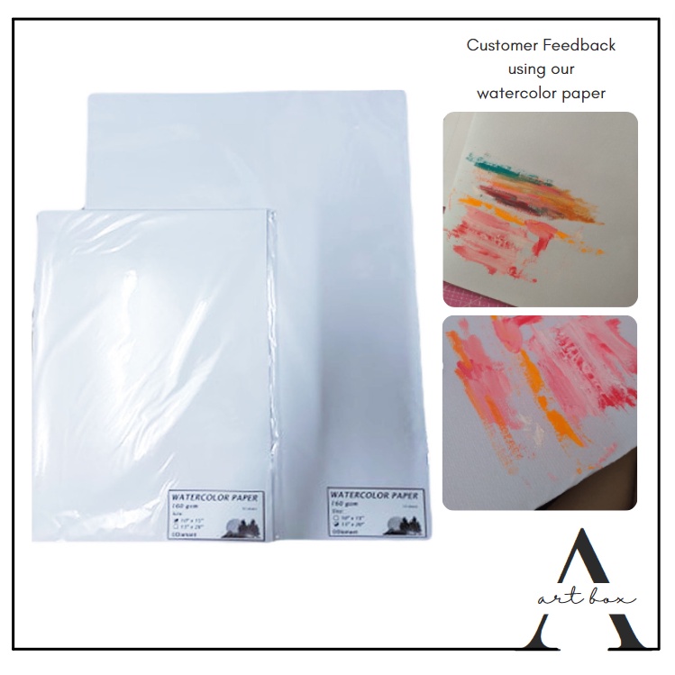 Watercolor Paper 160gsm 10pcs per pack | Shopee Philippines