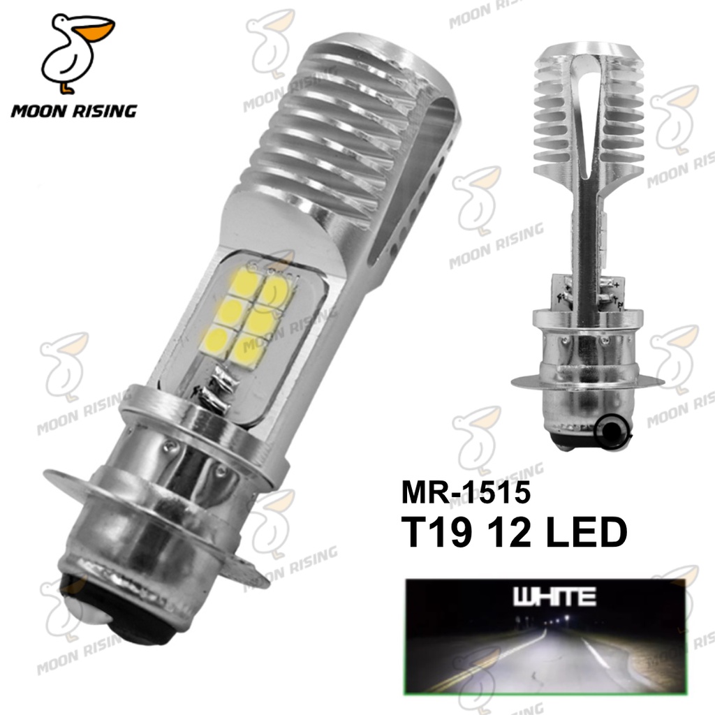 MOTORCYCLE T19 B35 H4 LED HEADLIGHT 12 LED SUPER BRIGHT 1516 2516 3516 ...