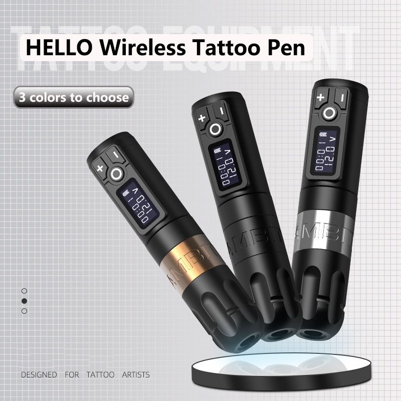 New HELLO Second Generation Wireless Lithium Battery Tattoo Pen ...