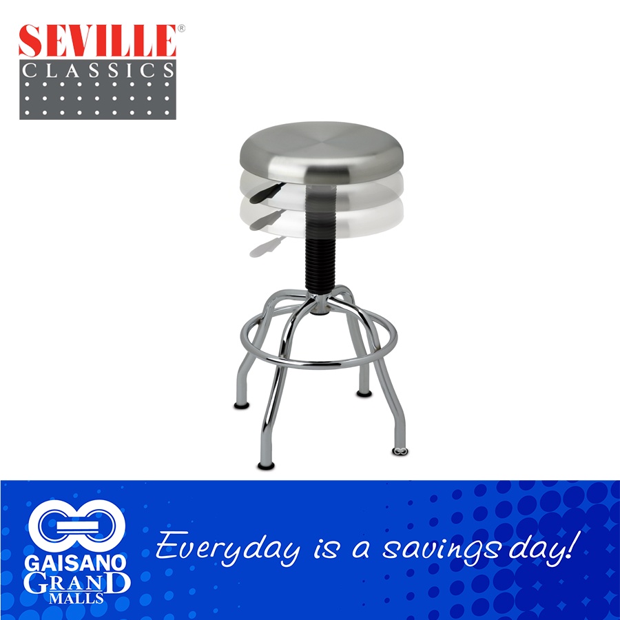 Seville Classics Commercial Pneumatical work / Bar Stool 405 Gaisano ...