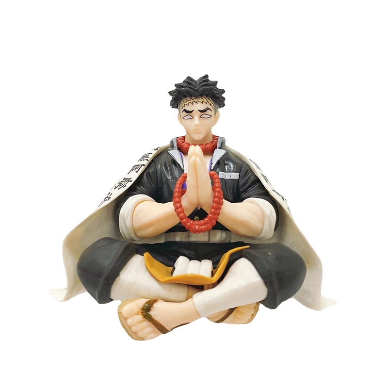 Demon Slayer Sit Action Figures Eating Rice Ball Kanroji Mitsuri Kochou ...