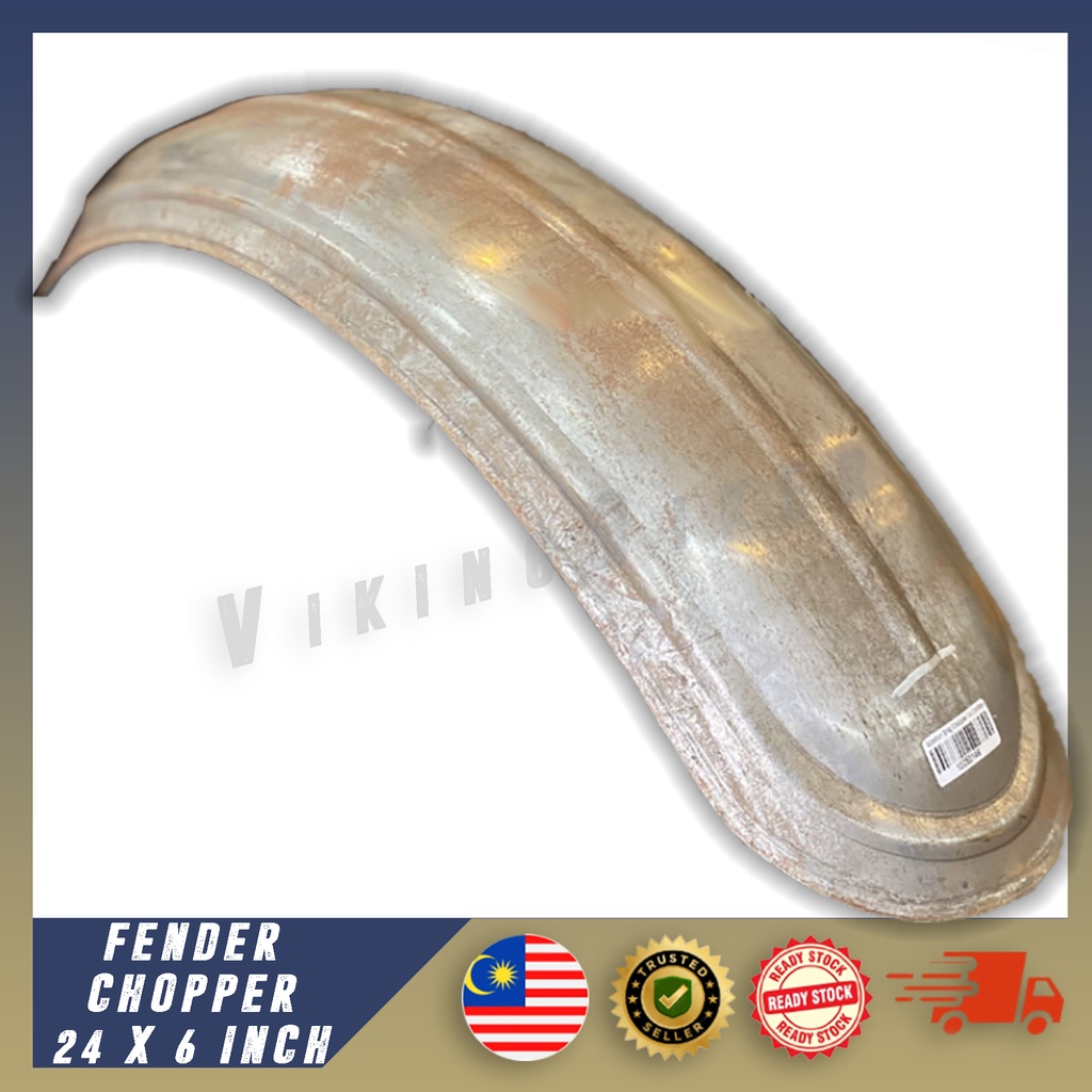 Fender Chopper 24" x 6" Rear Custom Universal Cafe Racer Bobber Chopper ...
