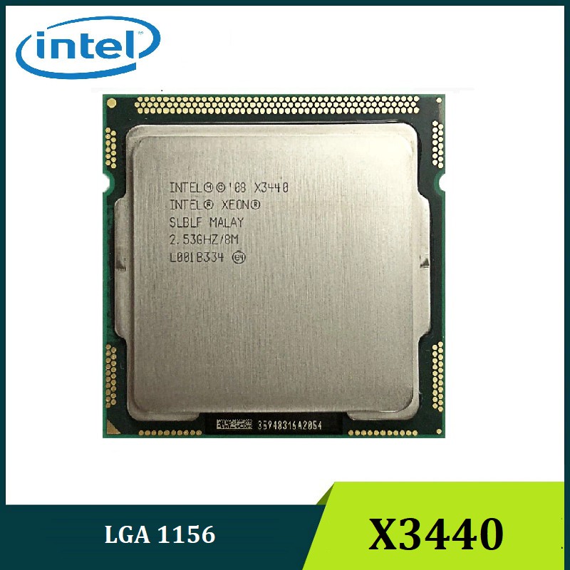 Intel Xeon X3440 Cache Processor 8M 2.5 GHz Quad Cores LGA 1156 | Shopee Philippines