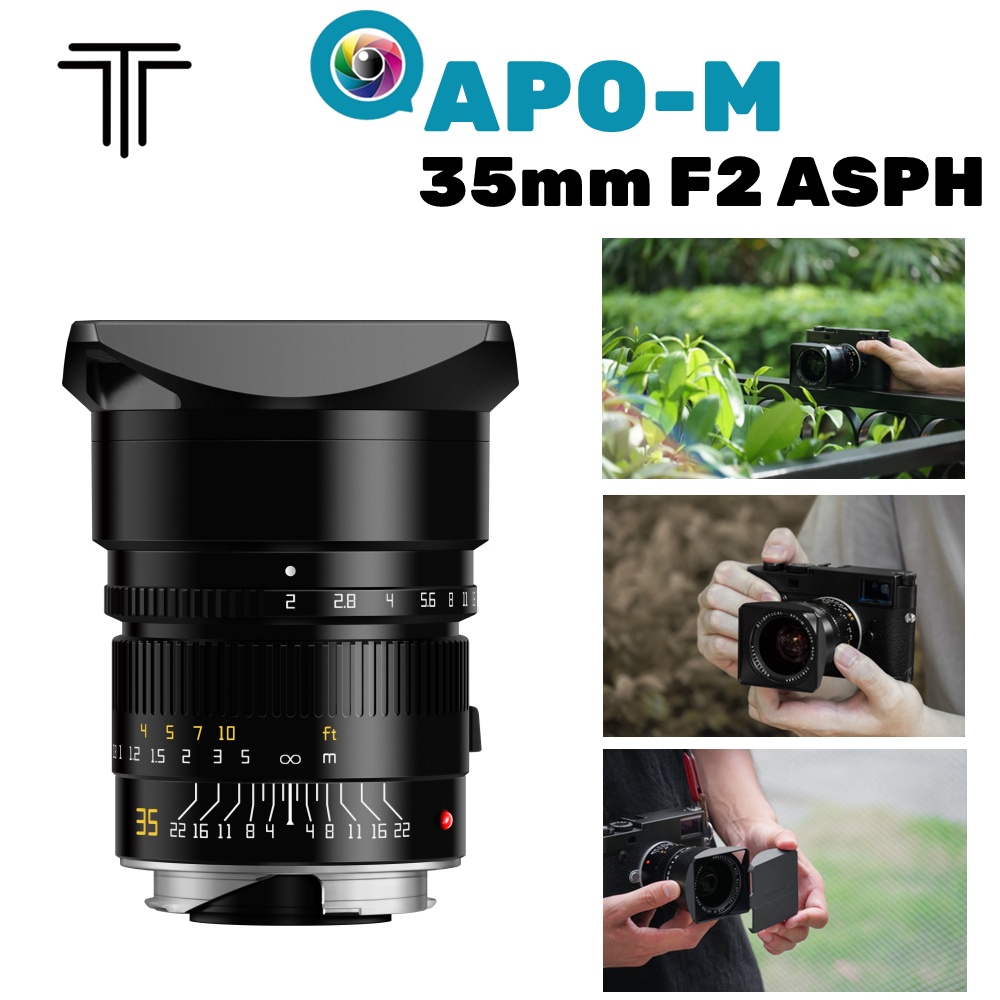 TTArtisan 35mm F2 ASPH APO-M Full Frame Large Aperture Prime Lens for ...