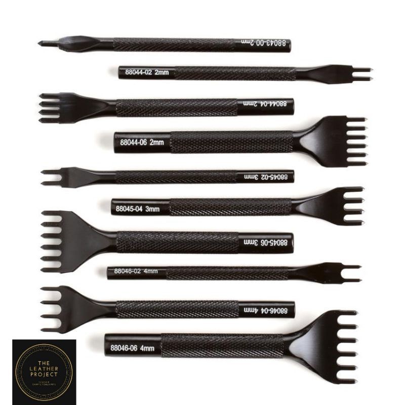 The Leather Project TANDY DIAMOND STITCHING CHISELS FORK PUNCHER ...