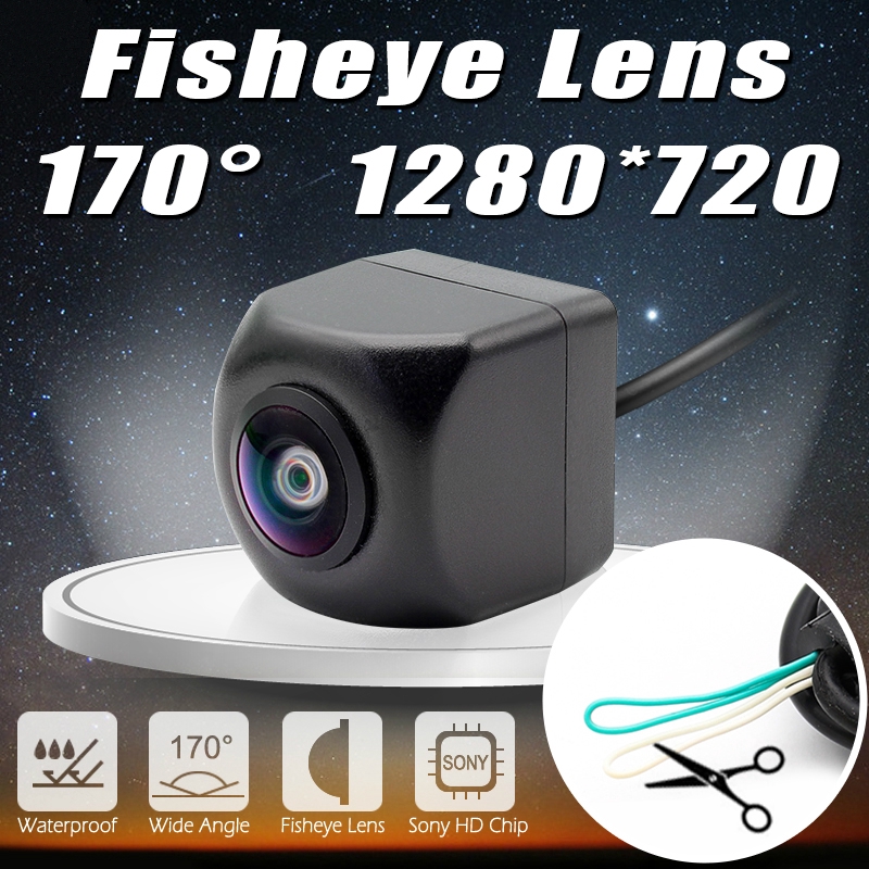 Universal Car 170 degree Front Side View Camera CCD Fish Eyes Night ...