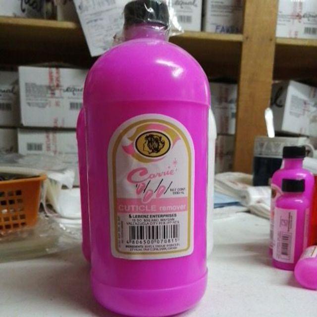CARRIE CUTICLE acetone merthiolet REMOVER 500ml and 1000ml Manicure ...