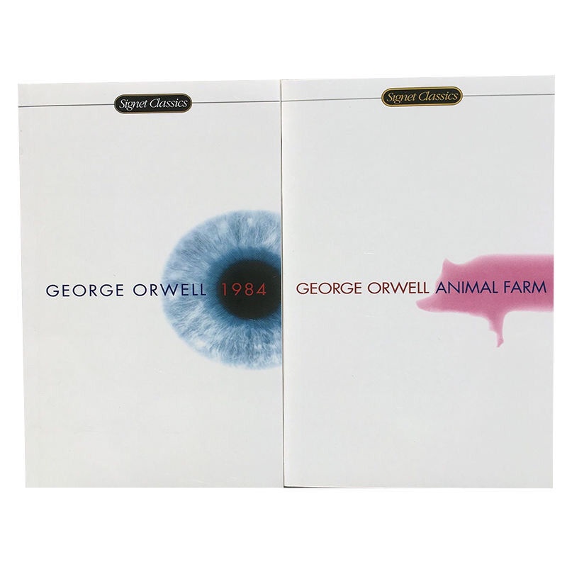 Animal farm English Version 1984/George Orwell Novel 2 Volumes Book ...
