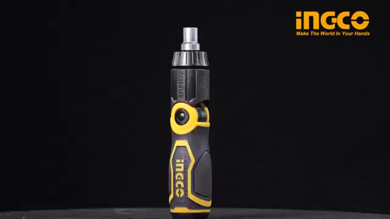 Ingco 13-in-1 Ratchet Screwdriver Set CR-V, Folding Handle AKISD1208 ...