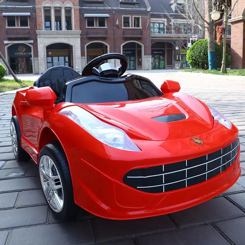 Children's Rechargeable Ride on Toy Car Ferrari Car for Kids with ...