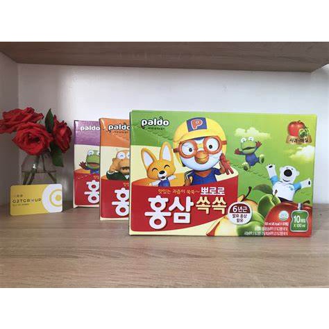 Pororo Korean children's red ginseng drink 1 box of 10 bags | Shopee ...