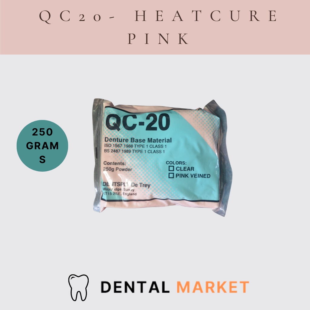 QC-20 Heat cure Denture Base Material 250grams, Dental Market Supply ...