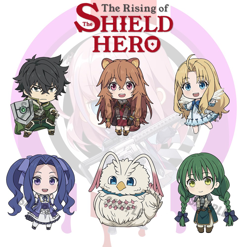 GANTUNGAN Tate no Yuusha Keychain Anime Keychain The Rising of the ...