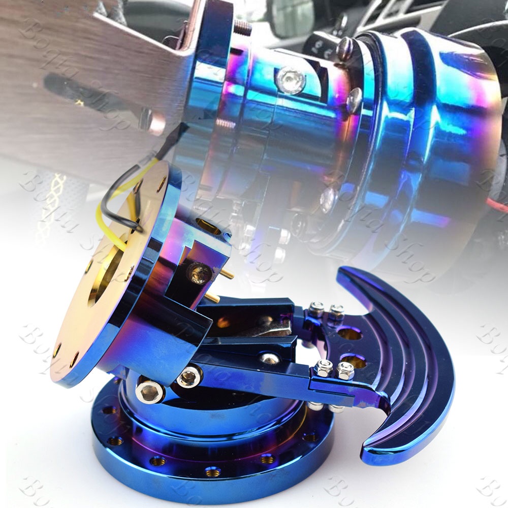 New High WORKS BELL GTC Burnt Blue Racing Steering Wheel Quick Release ...