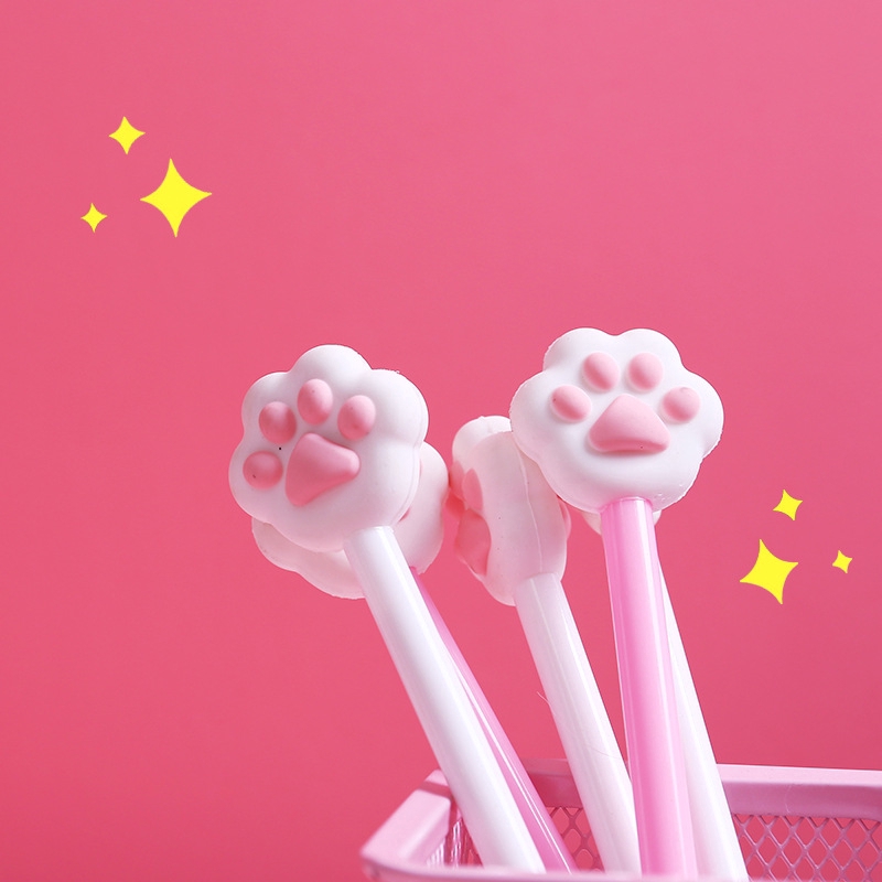 Cute Cat Claw Neutral gel pen Small Fresh Creative Student Writing ...