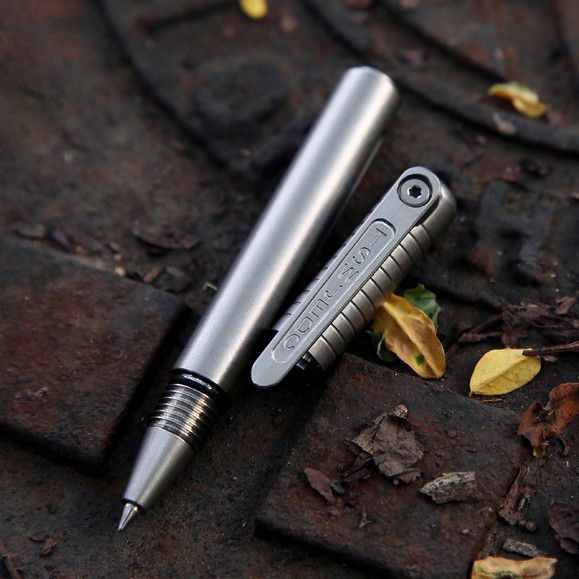 CNEDC Short Titanium Alloy Pen TC4 Pen Metal Handwriting Signature Pen ...