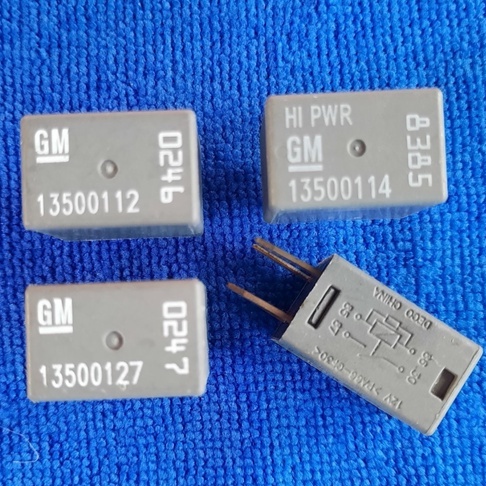 Relay 13500114 /13500112/13500127 GM High Power 4 Pin 12V 1 Fuse Box ...