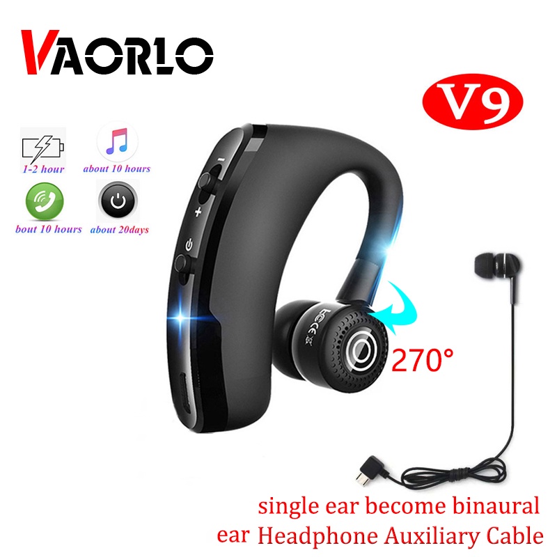 V9 Bluetooth Headphones Handsfree Wireless Headset Business Headset ...