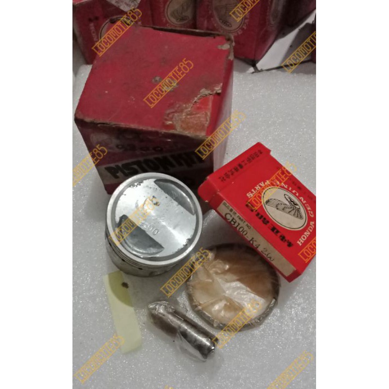 Piston piston set honda cb100 cb125 cb 100 cb 125 oversize os 200 ori ...