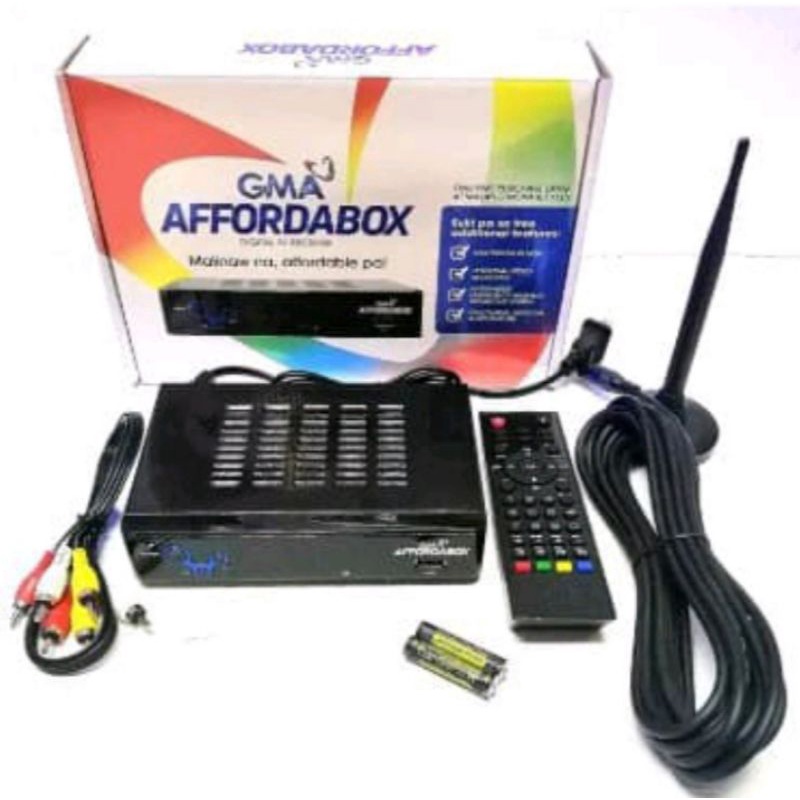 gma affordabox digital tv receiver tv box affordable | Shopee Philippines