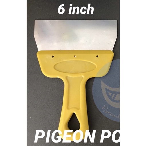 Pigeon Poop Scraper Stainless Steel YELLOW 6 or 8 inches | Shopee ...