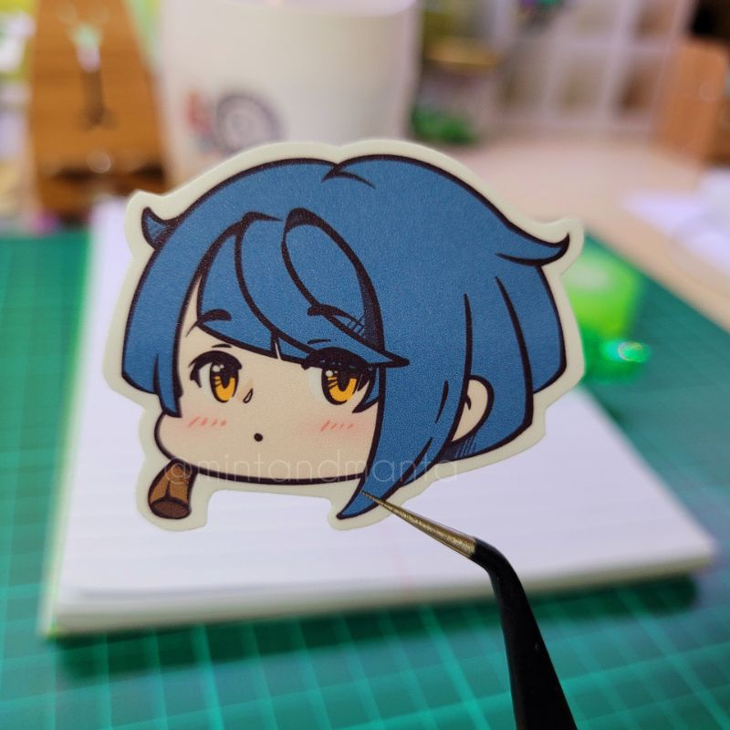 Genshin Impact Sticker Xingqiu | Journal Stickers | Laptop Stickers ...