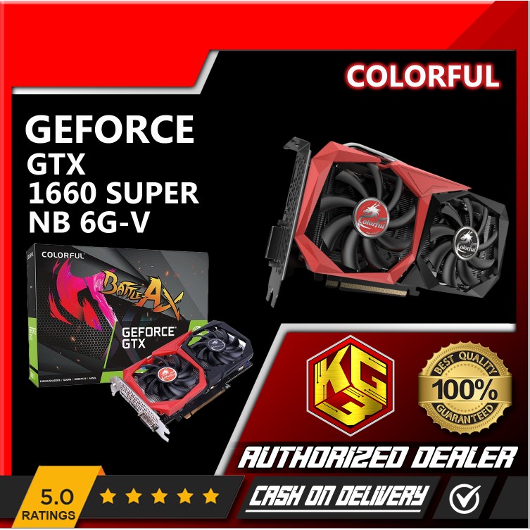 Colorful GTX 1660 Super NB 6G-V | Shopee Philippines