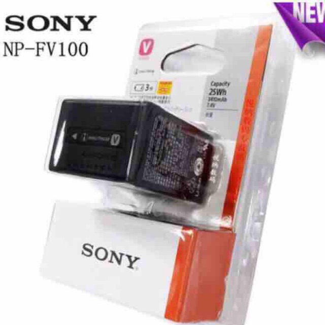 Sony NP-FV100 FV100 Battery for Sony HDR-CX190/B CX200/B CX210/B CX260V ...