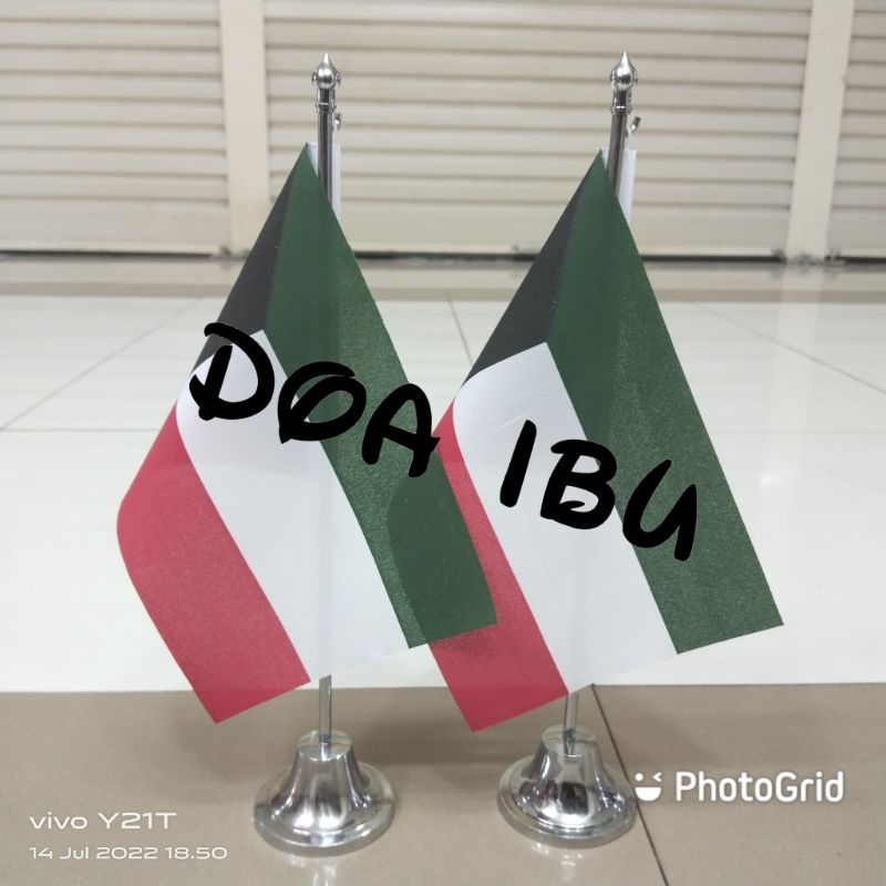 Table stencil pole + KUWAIT flag | Shopee Philippines