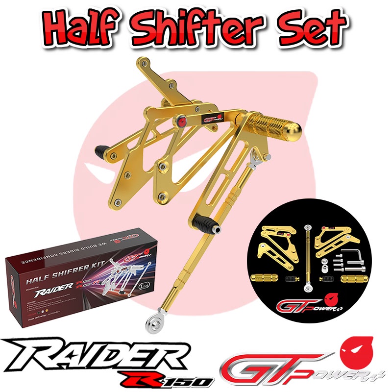 GT Power Half Shifter Set Exclusive For Raider150 Made in Thailand ...