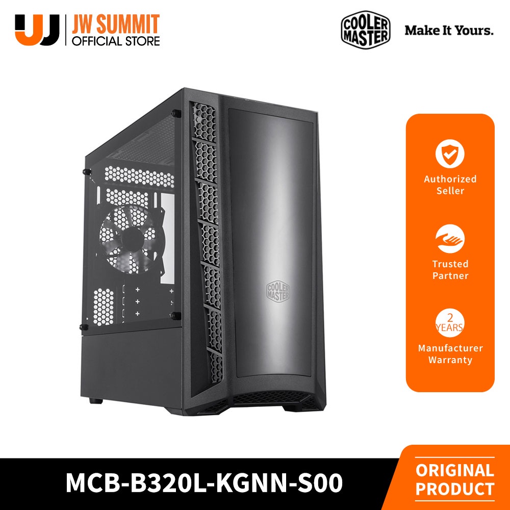 Cooler Master MasterBox MB320L Mini Tower Desktop Case (MCB-B320L-KGNN ...