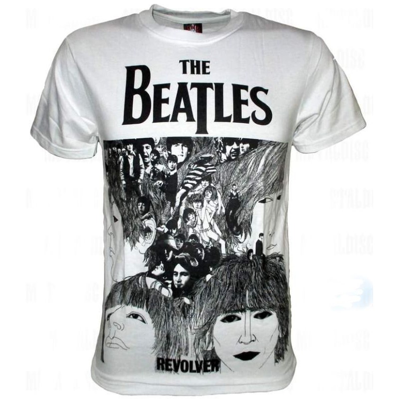 BEATLES REVOLVER RockYeah White Rock band shirt M L | Shopee Philippines