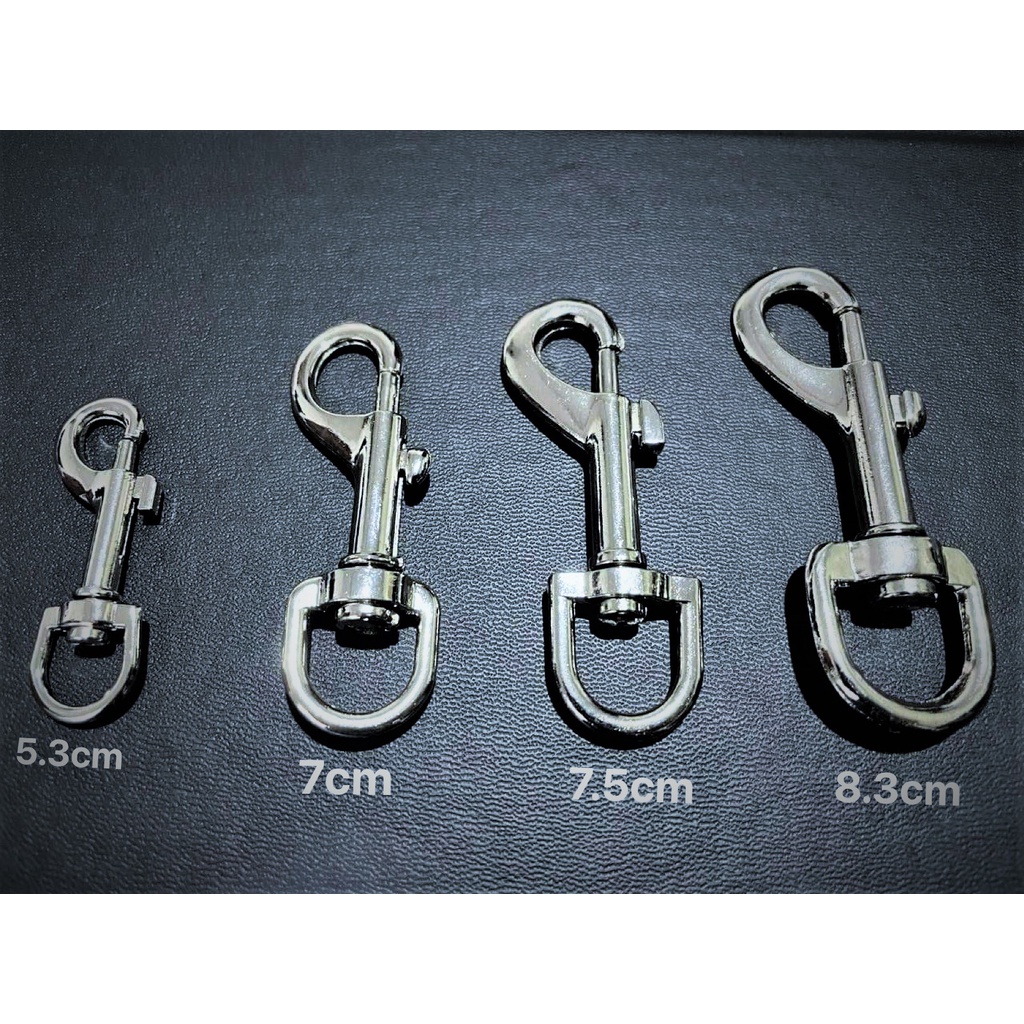 DNC * Snap Hook Keychain Dog Chain Clip Swivel Eye Zinc Alloy | Shopee ...