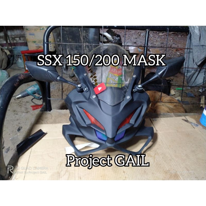 RUSI SSX 150 and 200 GUNDAM MASK | Shopee Philippines