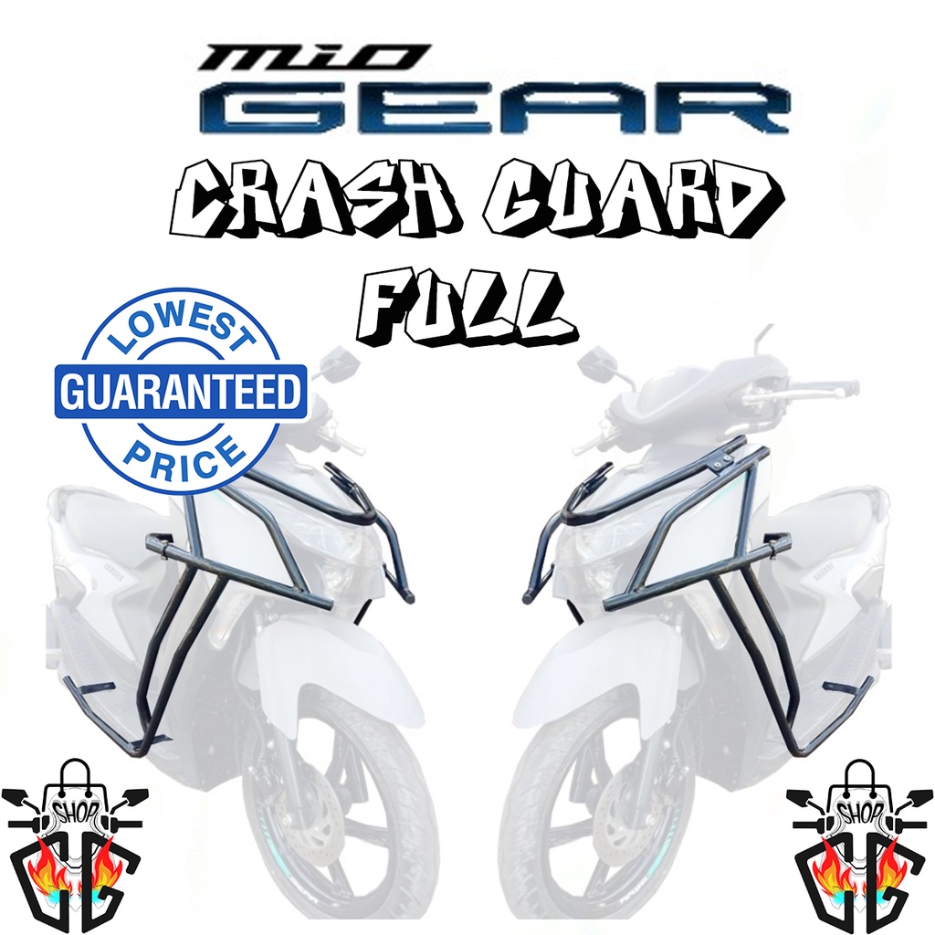 MIO GEAR 125 - Full Crash Guard Heavy Duty COD | Shopee Philippines