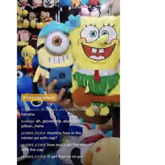 Spongebob & Stuart minion plush toys | Shopee Philippines