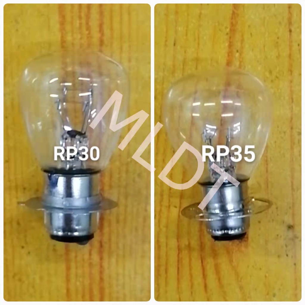 HEADLIGHT BULB RP35/RP30 1PCS FOR MOTORCYCLE | Shopee Philippines