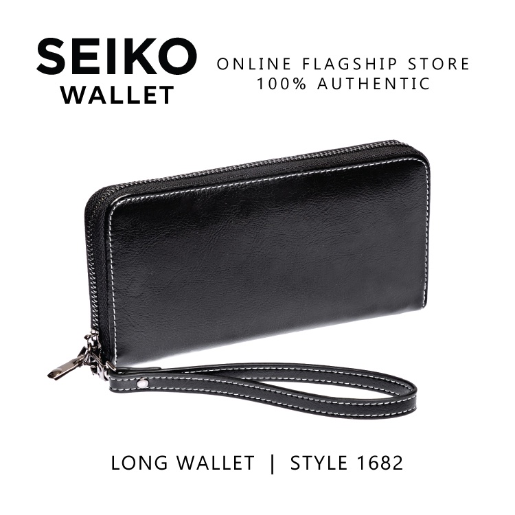 Seiko Wallet Genuine Leather Long Wallet Organizer (With RFID Blocker ...