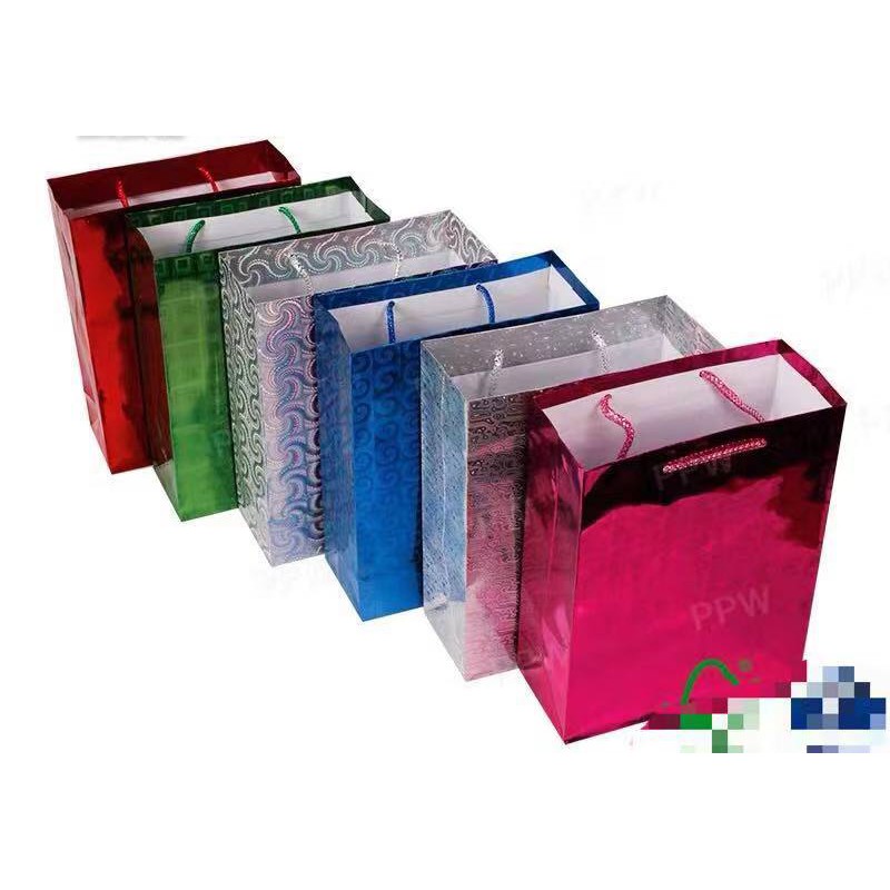 Laser paper bag 12 pcs | Shopee Philippines