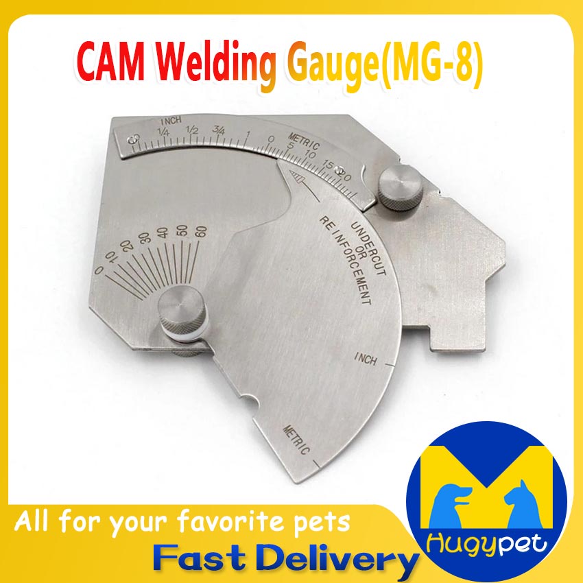 Stainless Steel CAM Type Gauge MG-8 Bridge Gauge Master Fillet Welding Laser Calibration Gauge ...